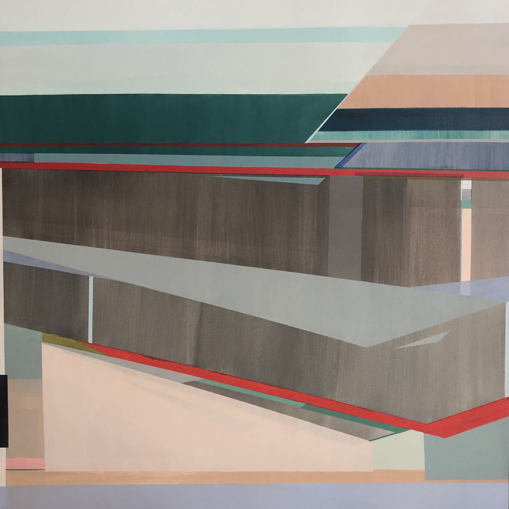 Seaside no.2 - Abstract Acrylic Painting, Painting, Small Canvas ...