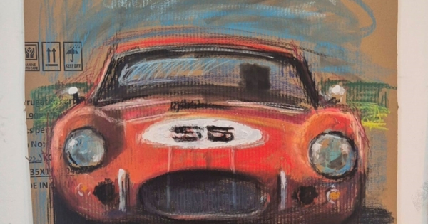 number 55 - Painting by Starik Amir | Mika Art Gallery